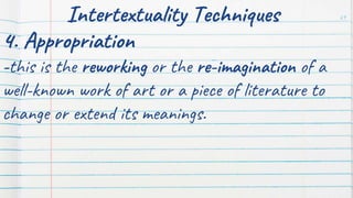 Intertextuality.pptx proposals research | PPTX