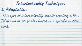 Intertextuality.pptx proposals research | PPTX