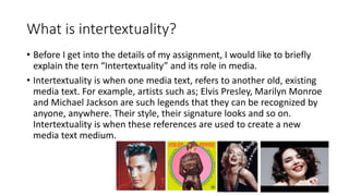 Intertextuality assignment | PPTX