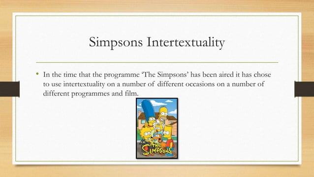 Intertextuality in films | PPT