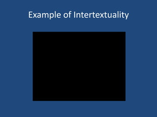 Intertextuality in music video | PPTX | R&B/Soul/Funk | Music