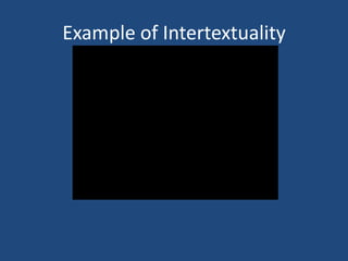 Intertextuality in music video | PPT