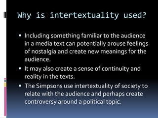 Intertextuality in music videos | PPTX