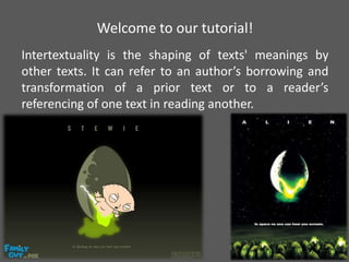 Intertextuality powerpoint | PPTX