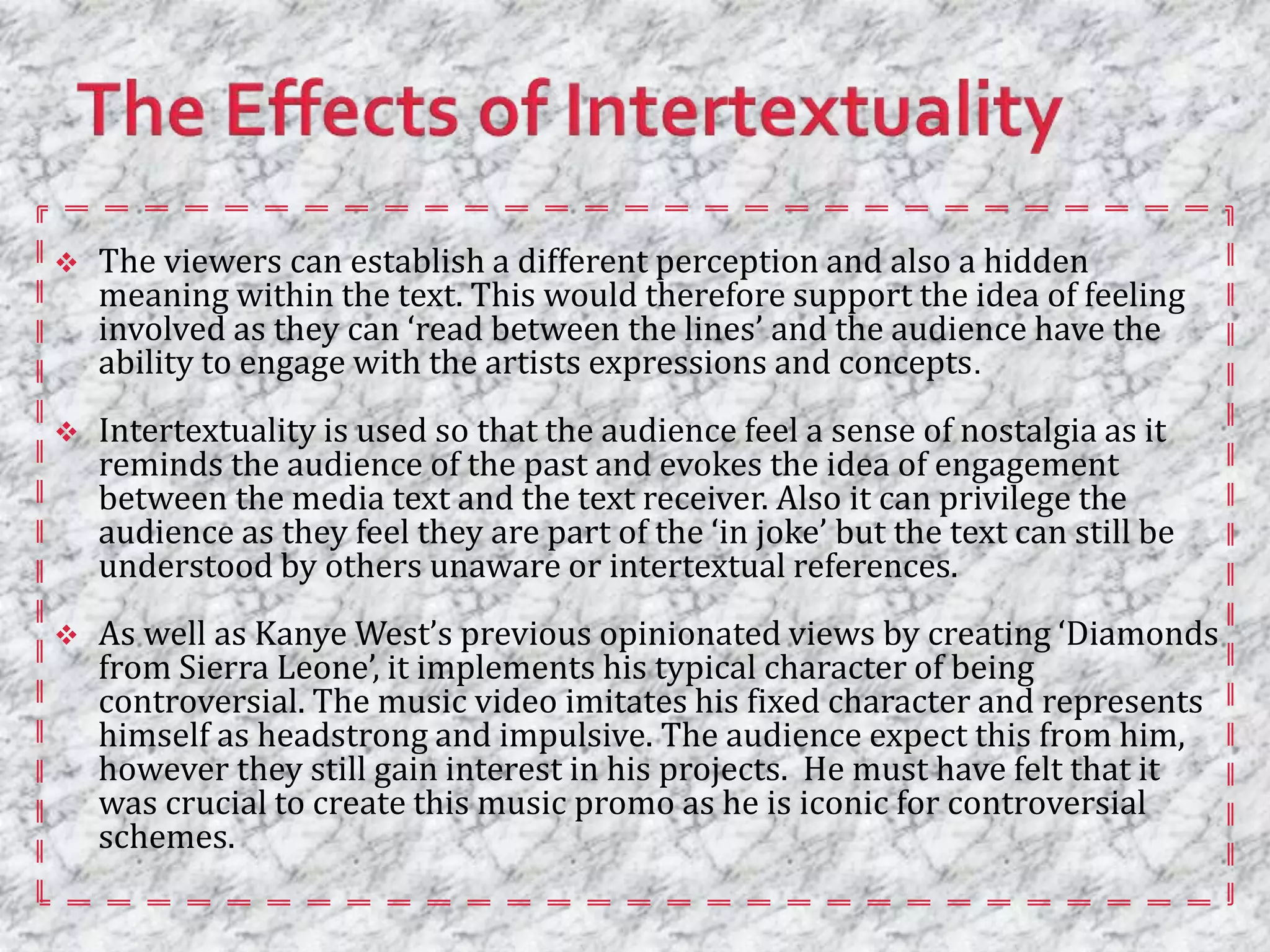 Intertextuality powerpoint | PPTX