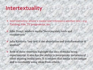 Intertextuality powerpoint | PPTX