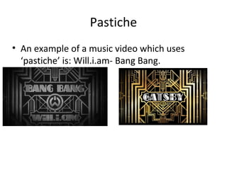 Intertextuality within music videos | PPT