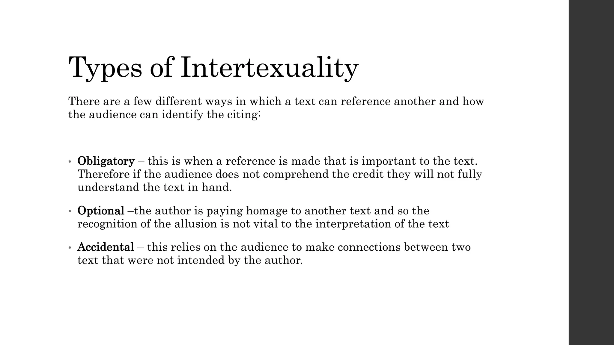 Intertextual referencing | PPTX