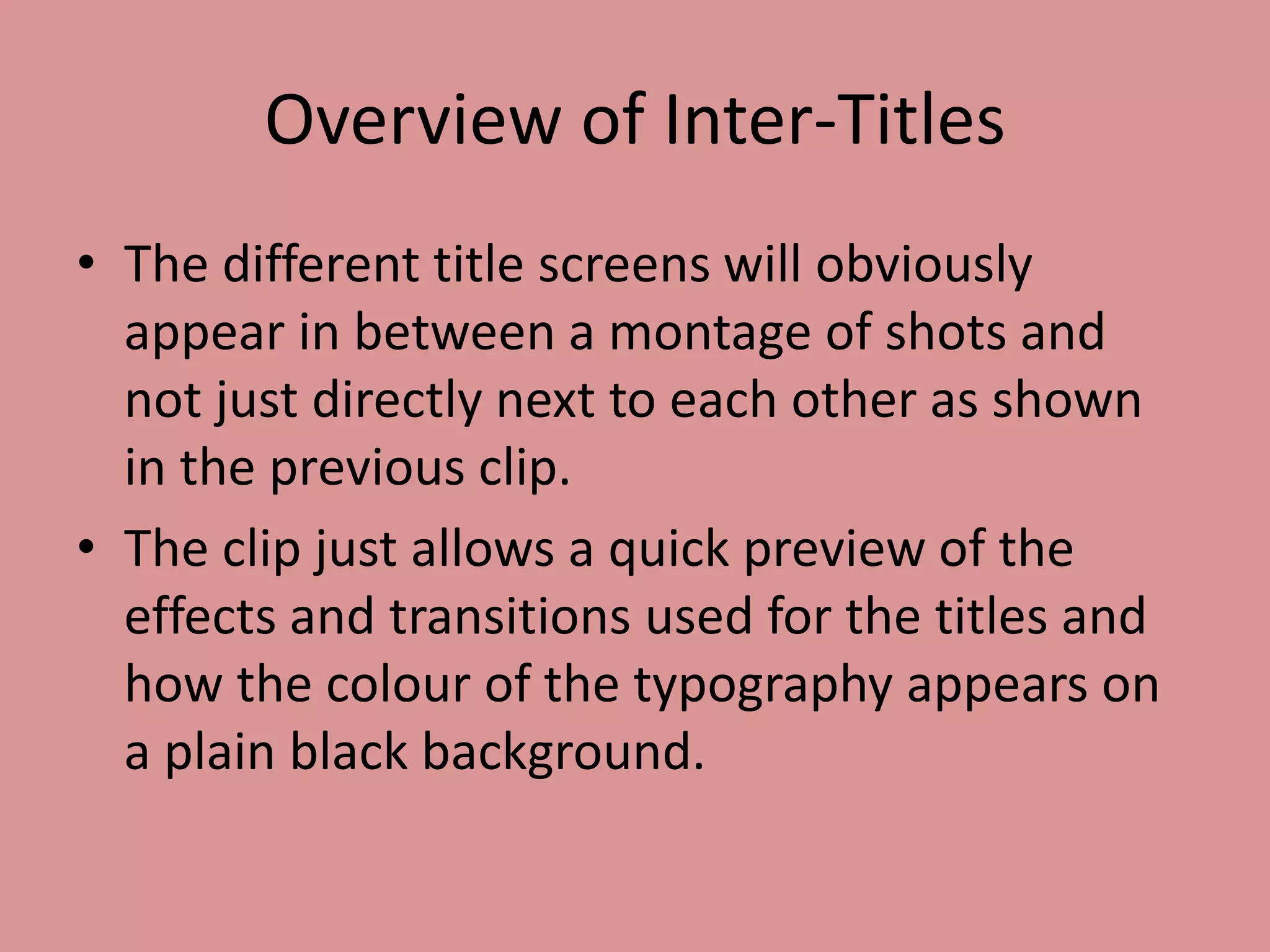 Inter titles powerpoint | PPT