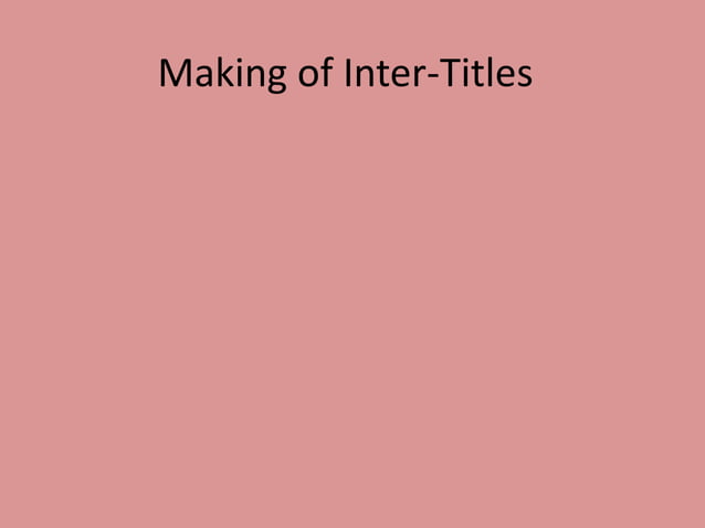 Inter titles powerpoint | PPT