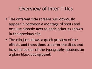 Inter titles powerpoint | PPT