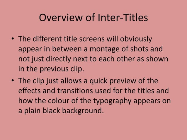Inter titles powerpoint | PPT