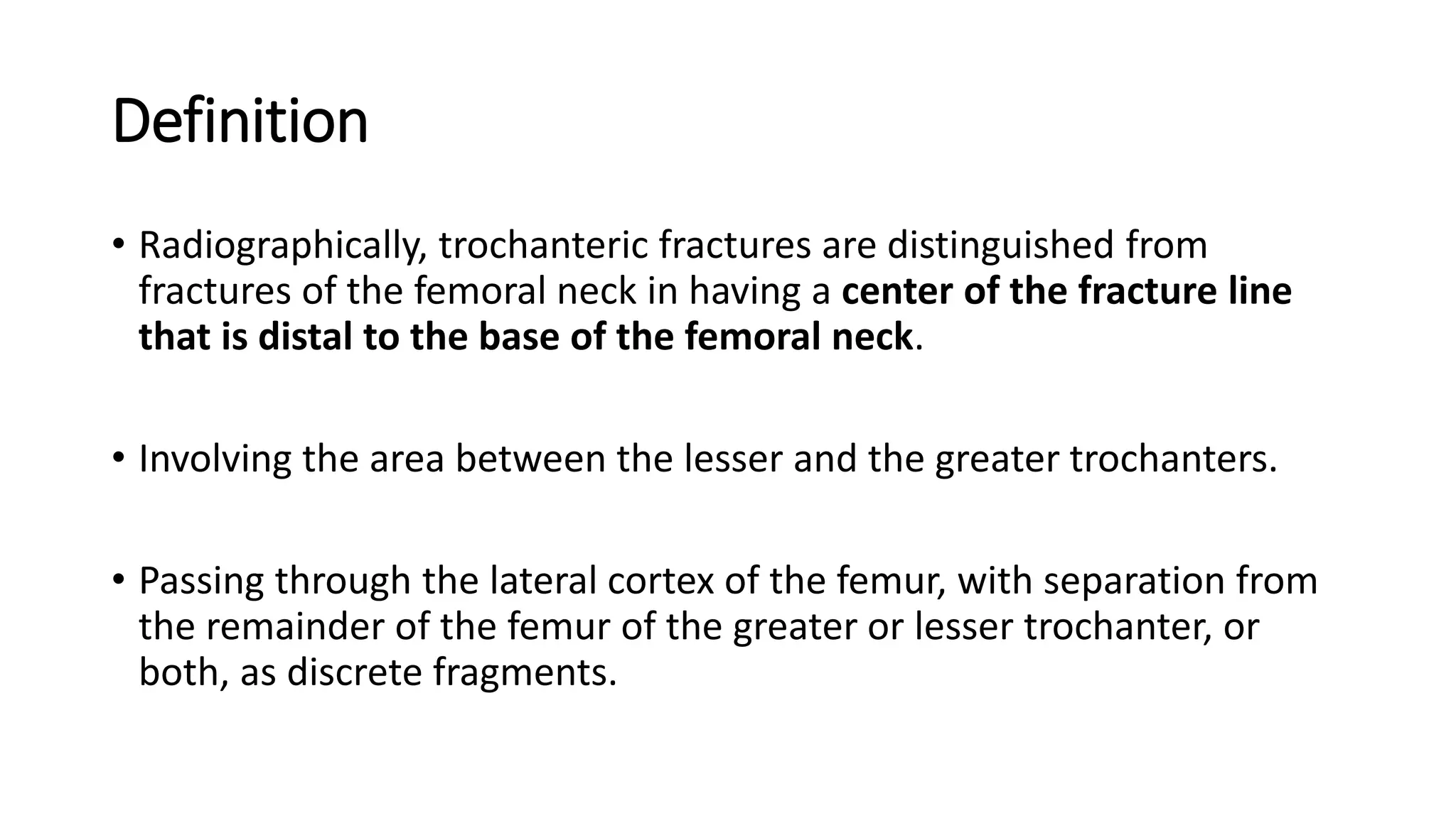 Intertrochanteric Fractures of Femur | PPTX