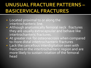 Intertrochanteric fractures of the femur | PPTX