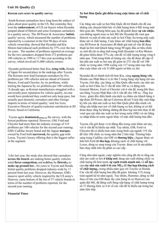 Inter Unit 10 1&2_Text Bank | PDF