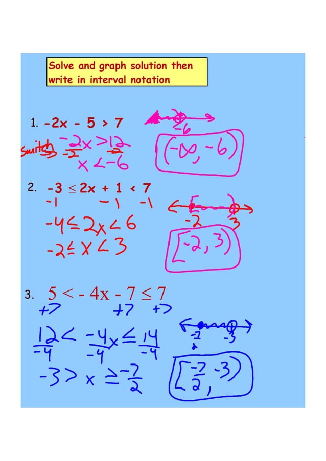 Interval Notationpdf 8574