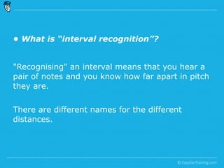 The 5-Minute Guide to Interval Ear Training | PPT