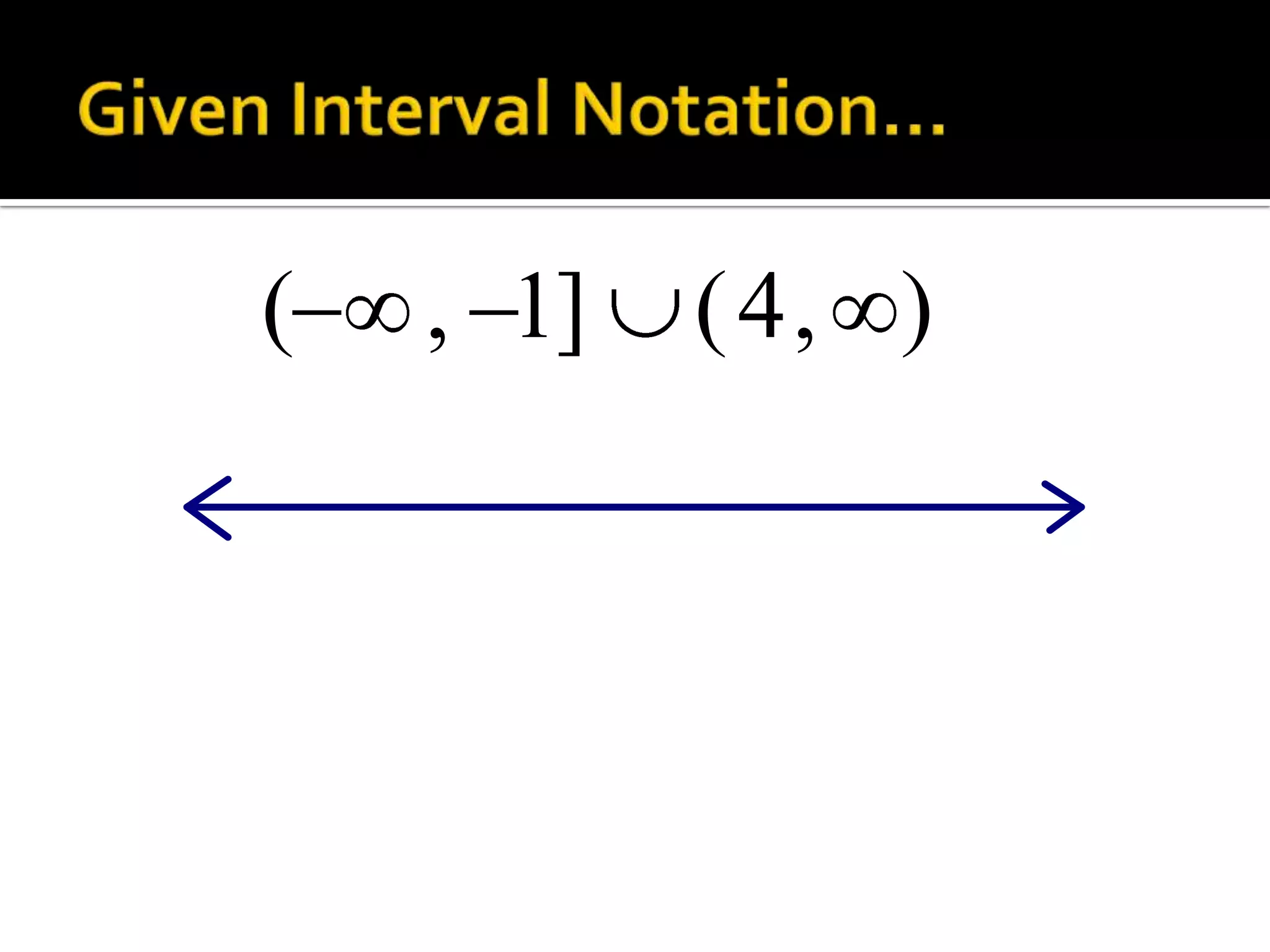 Interval notation | PPTX