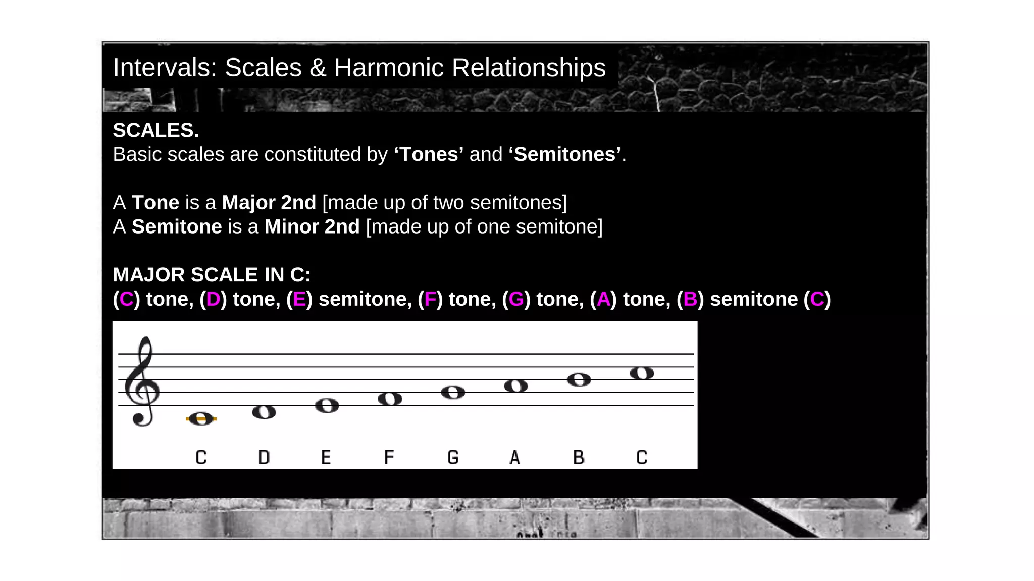 Intervals & Harmonic Relationships | PPTX