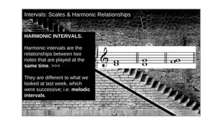 Intervals & Harmonic Relationships | PPTX