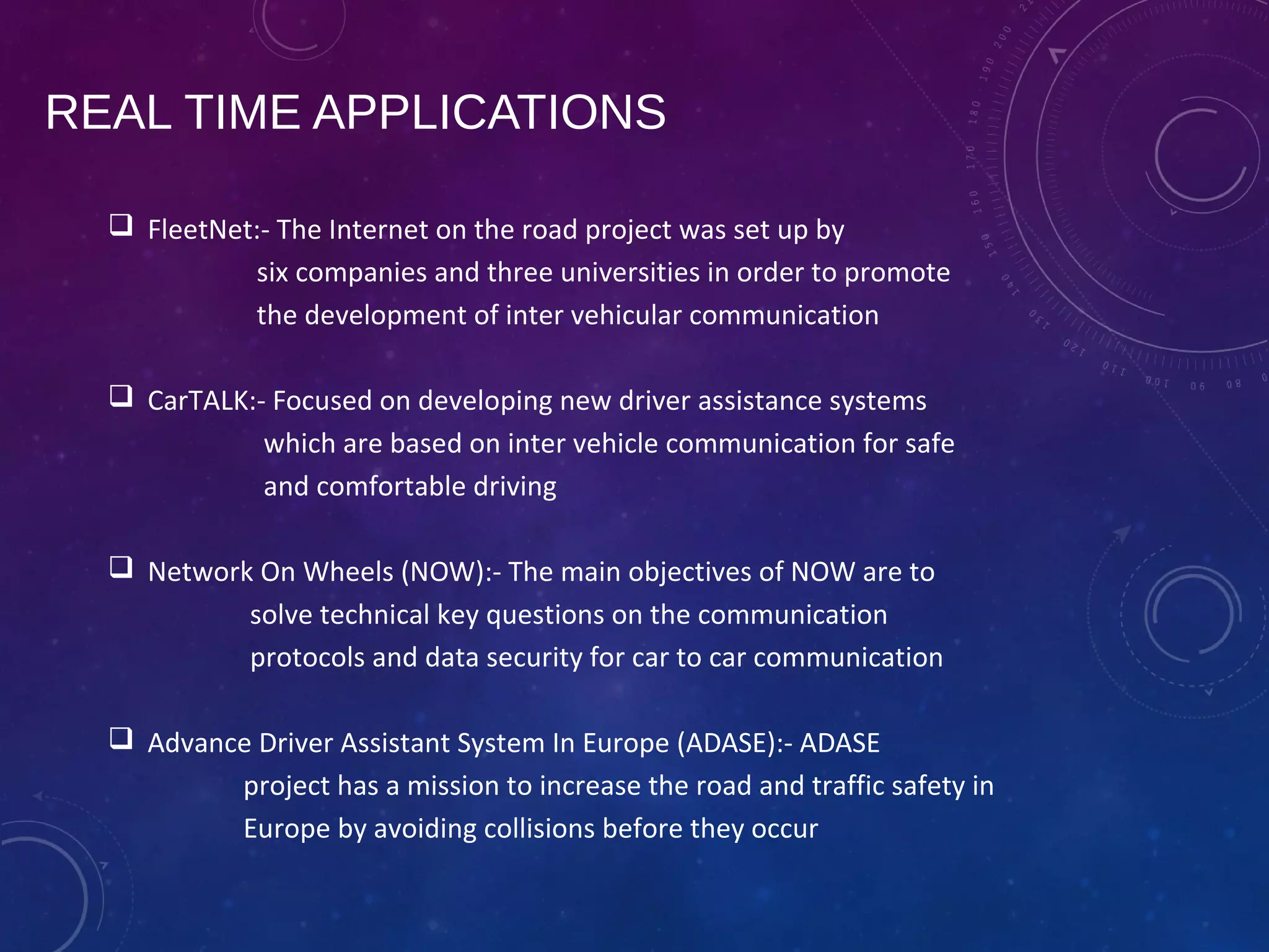 Inter vehicle communication | PPT