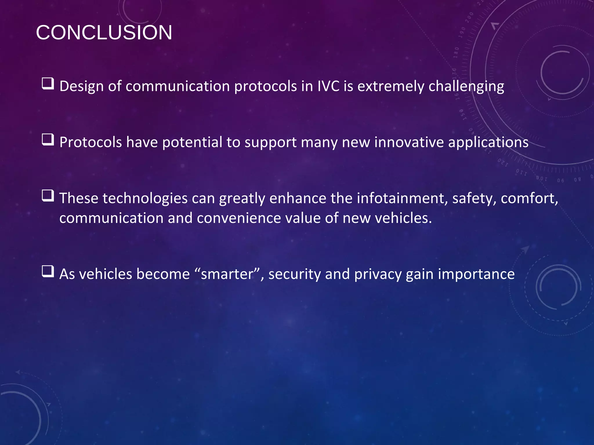Inter vehicle communication | PPT