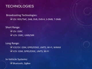 Inter vehicle communication | PPT