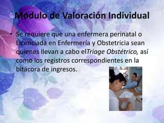 Intervención de enfermería en el código mater | PPTX