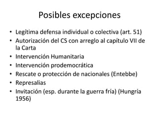 Intervencion humanitaria | PPTX