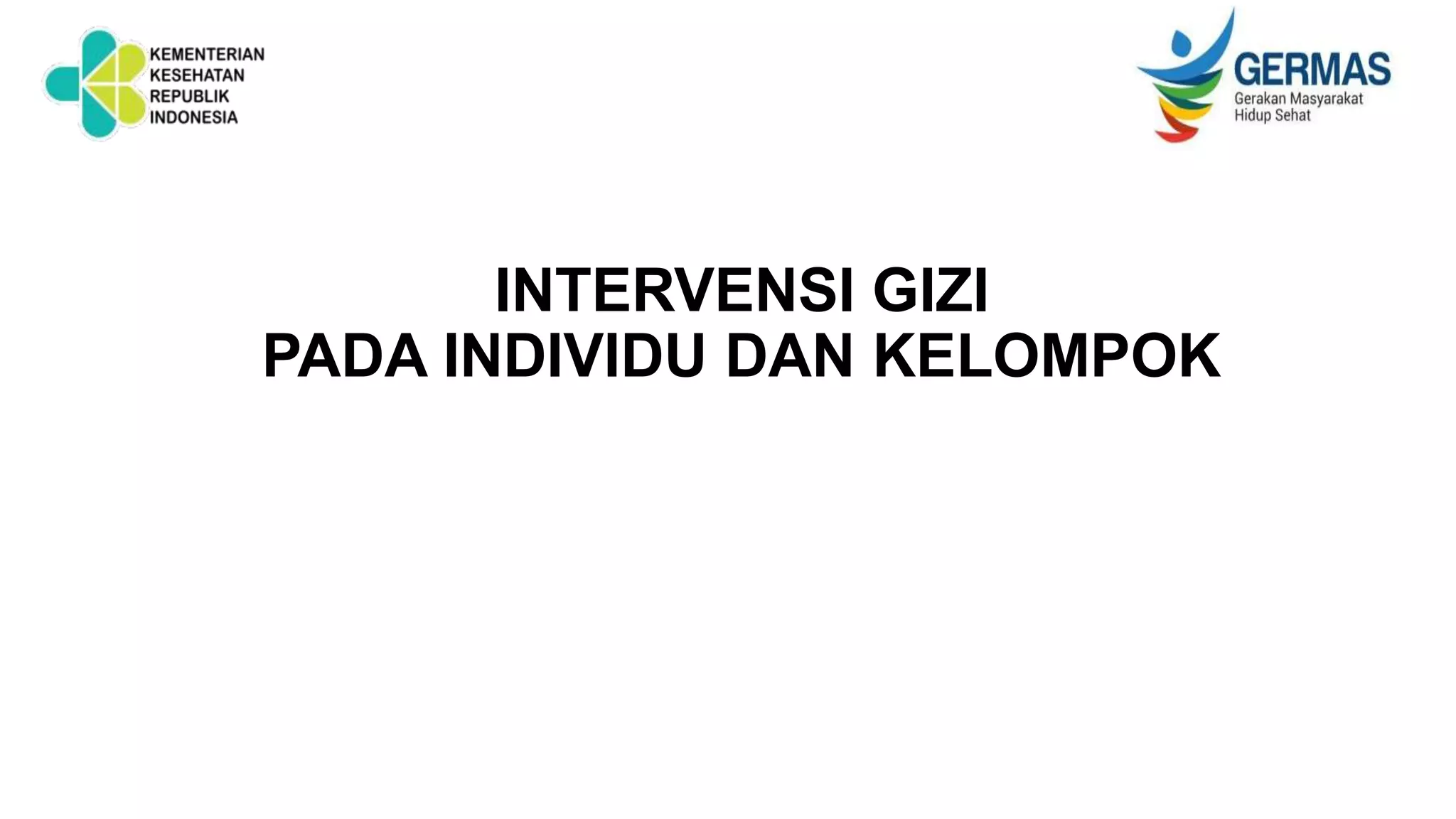 Intervensi individu dan kelompok | PPTX