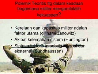 Intervensi militer dalam politik | PPT | Free Download