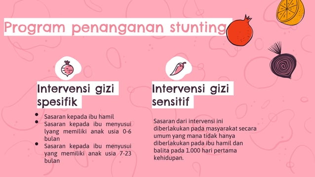 intervensi stunting anak di PKM pamulang | PPTX
