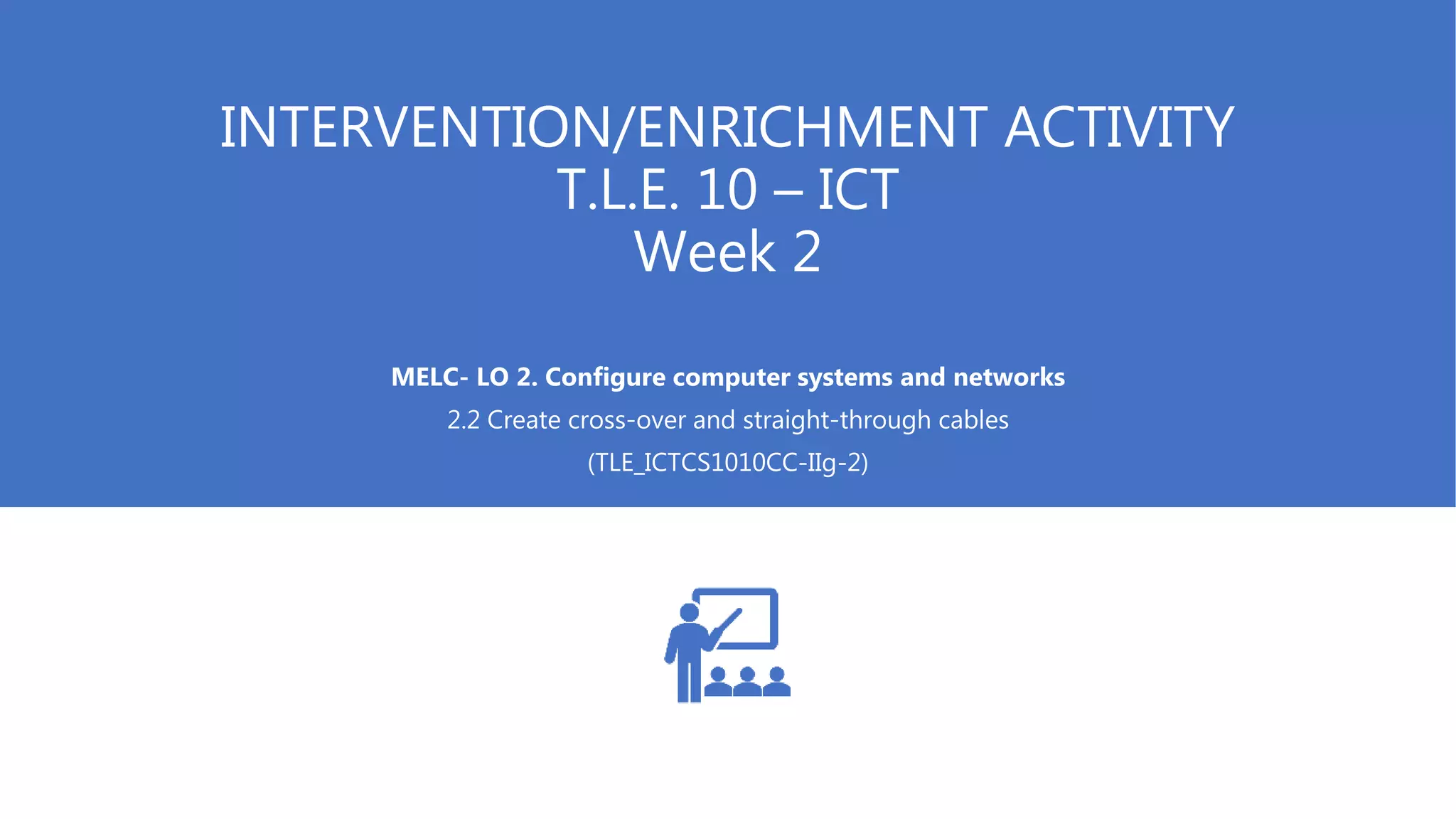 Materials and tools used for making Ethernet cables | PPTX