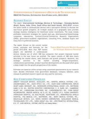 Interventional cardiology (devices & technology) bricss | PDF | Heart ...