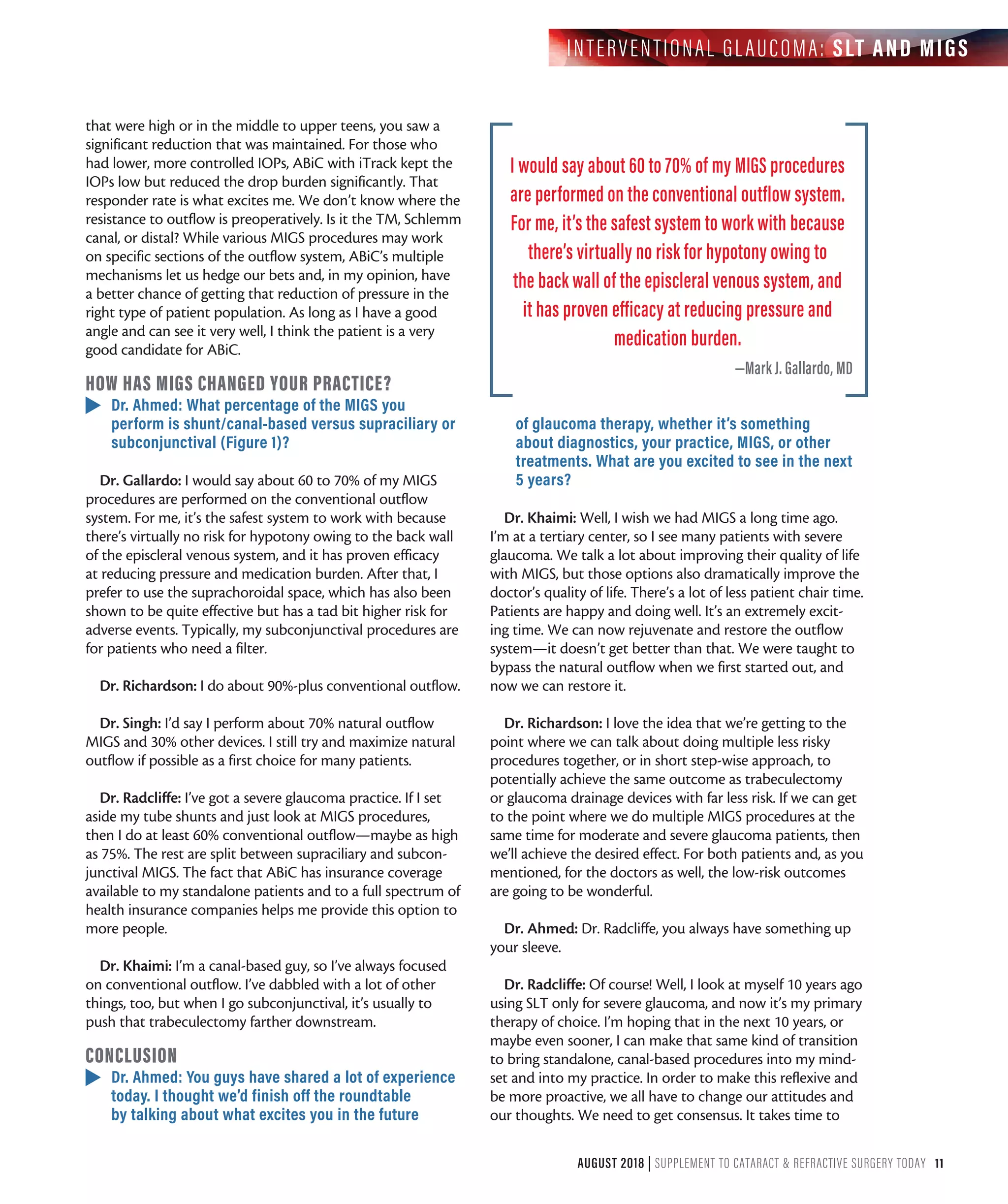 Interventional Glaucoma: SLT and MIGS | PDF