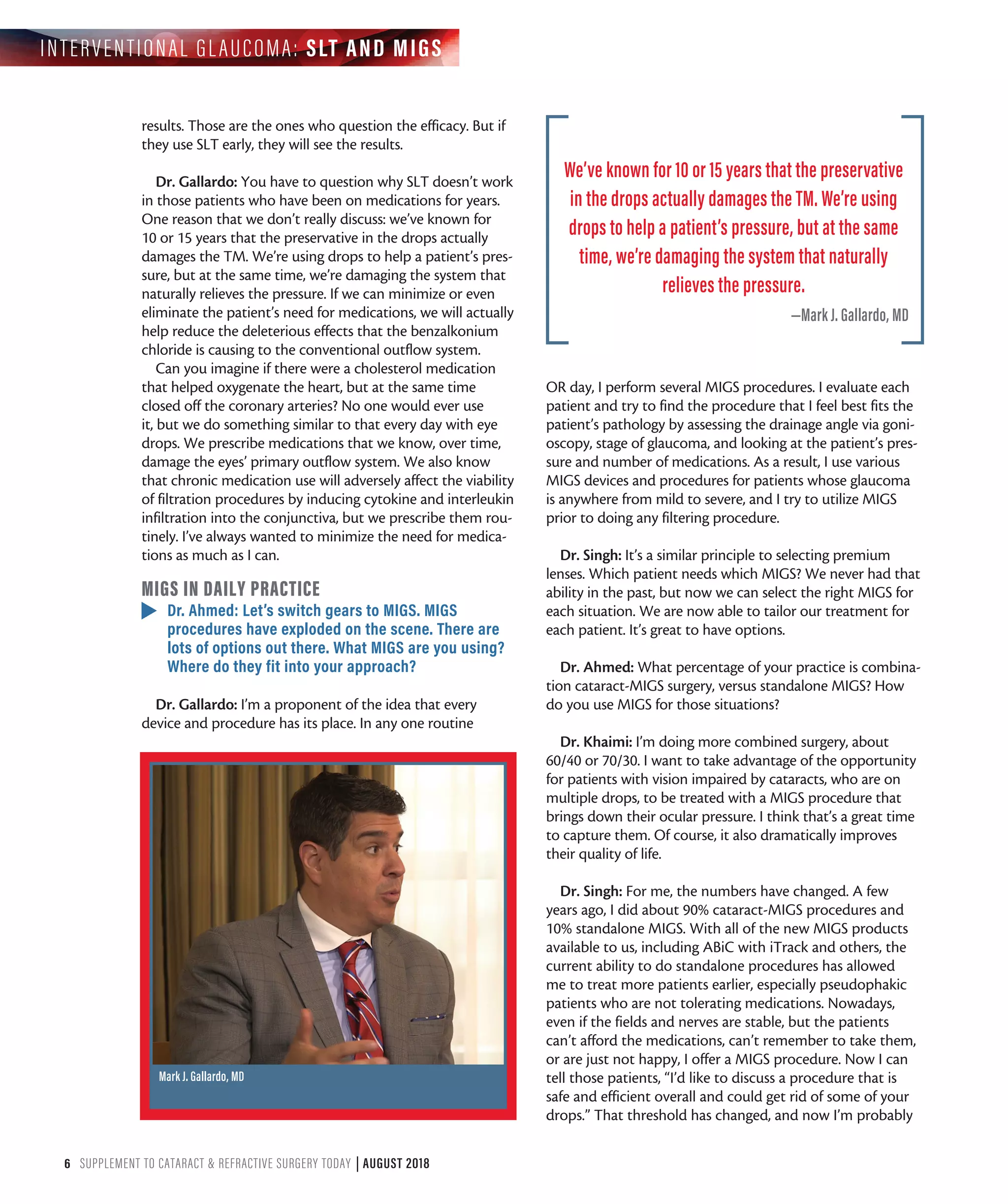 Interventional Glaucoma: SLT and MIGS | PDF