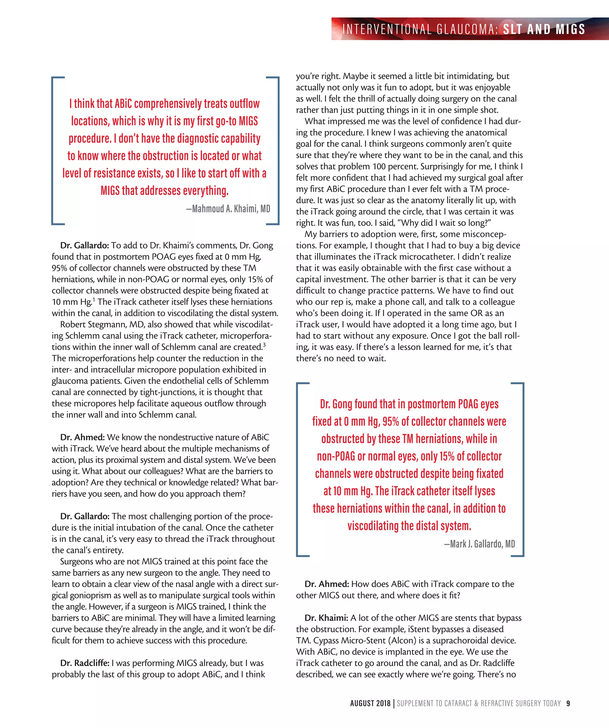 Interventional Glaucoma: SLT and MIGS | PDF