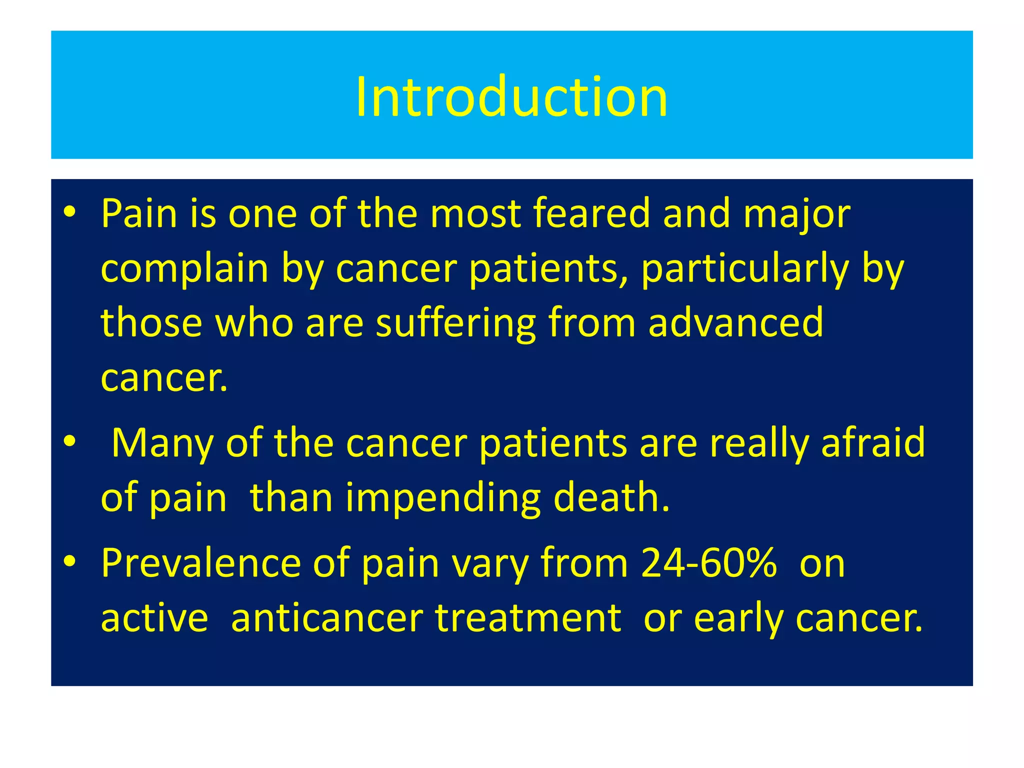 Interventional pain management pada cancer pain dengan modalitas | PPTX ...
