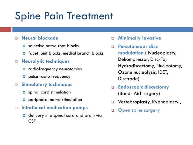 Interventional spine & pain management dr manish raj | PPT