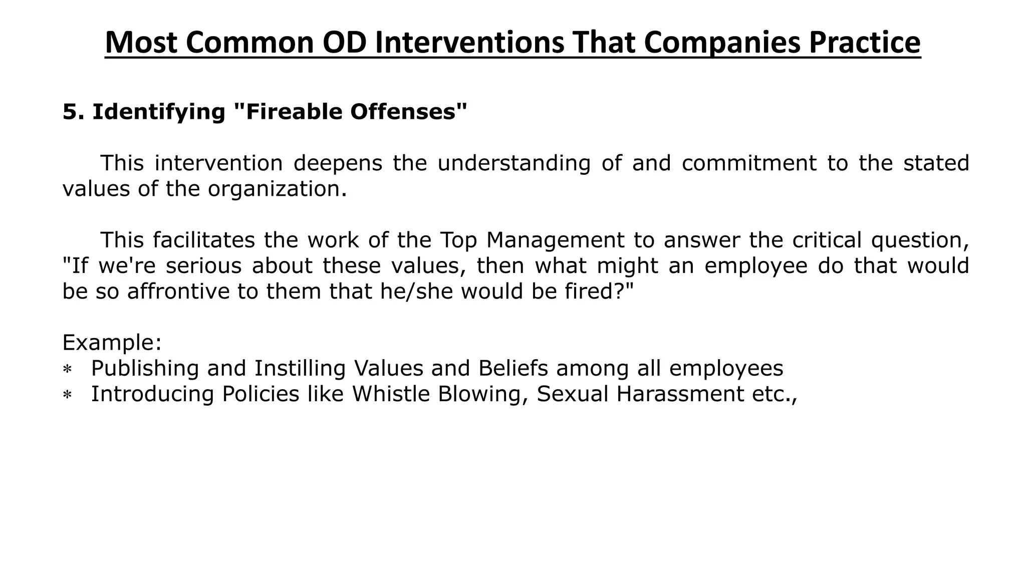 Organisational Development Interventions | PPTX