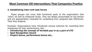 Organisational Development Interventions | PPTX
