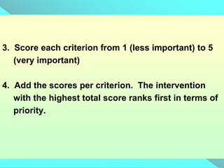 Interventions Identification and Prioritization.pdf