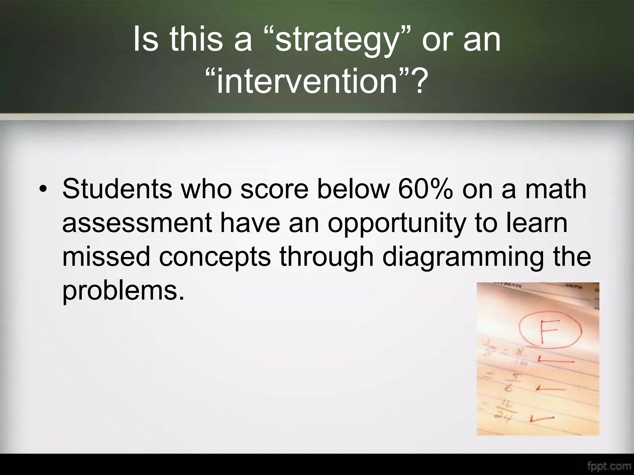 Interventions in the classroom | PPTX