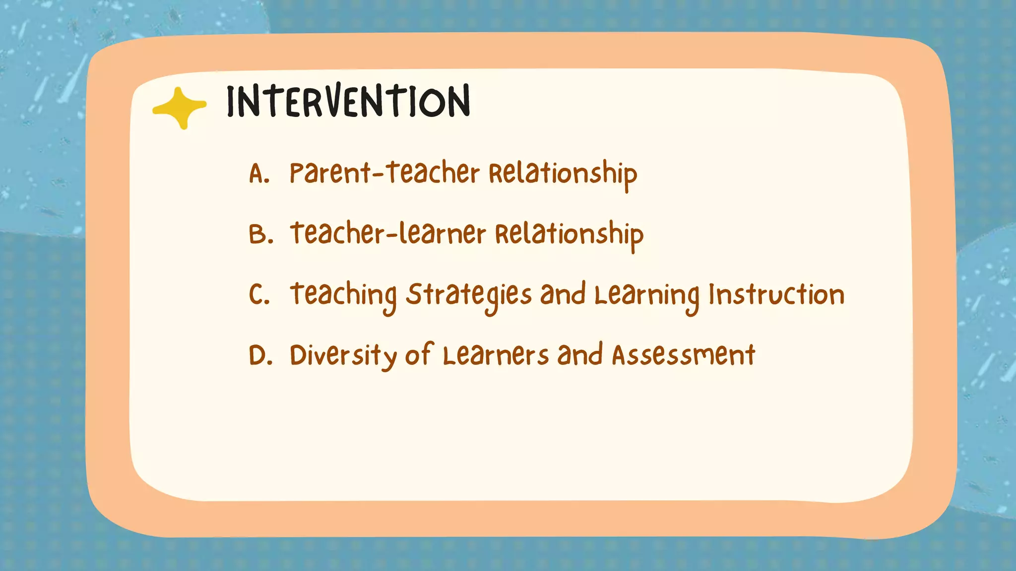 Intervention strategies for learners at risk | PPTX