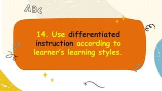 Intervention strategies for learners at risk | PPTX