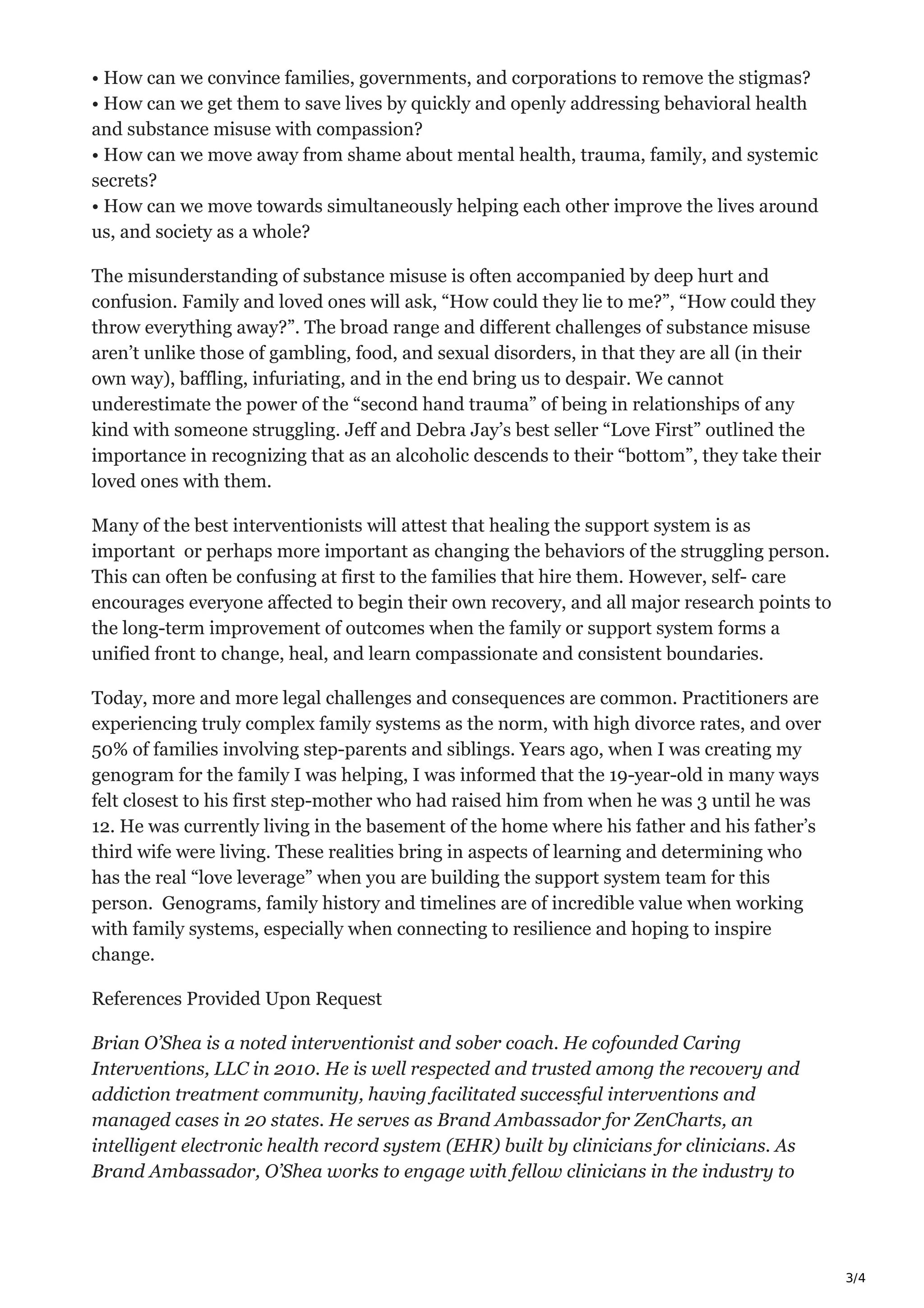 Intervention the johnson model | PDF