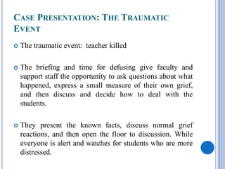 Intervention with child victims of trauma | PPTX