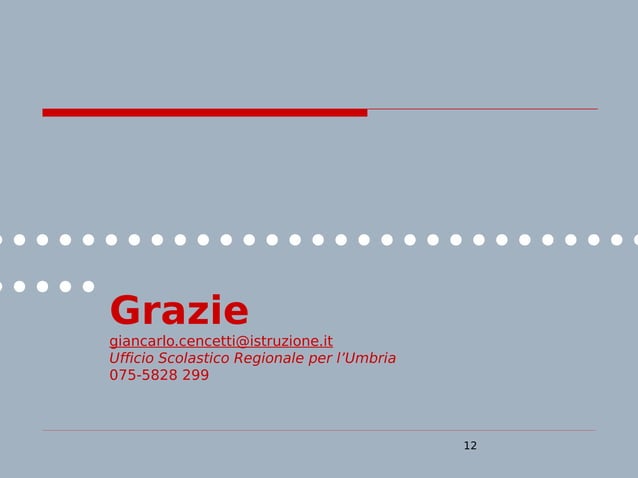 Intervento Giancarlo Cencetti | PPT