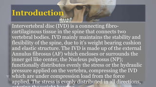 Intervertebral Disc Prolapse | PPTX