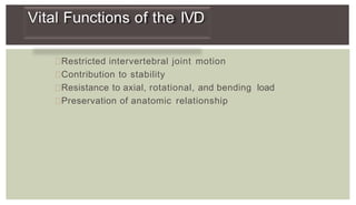 Intervertebraldiscprolapseivdp 171013100709-converted | PPTX | Bone and ...